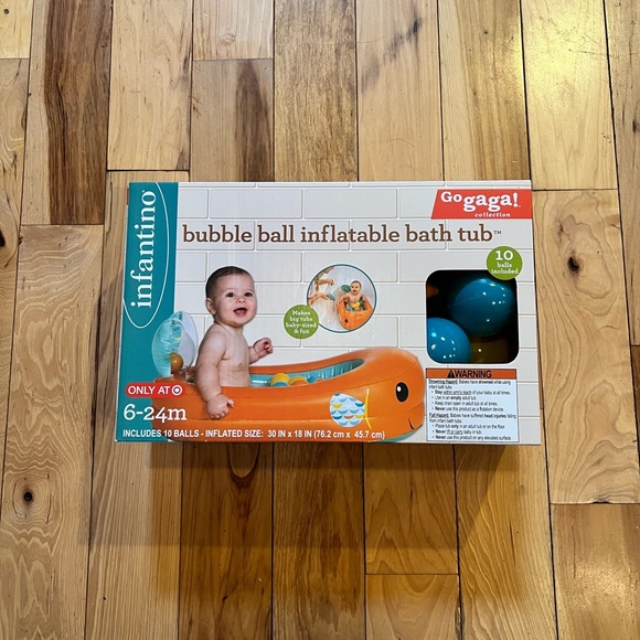 Infantino | Bath, Skin & Hair | Nwt Infantino Bubble Ball Inflatable ...